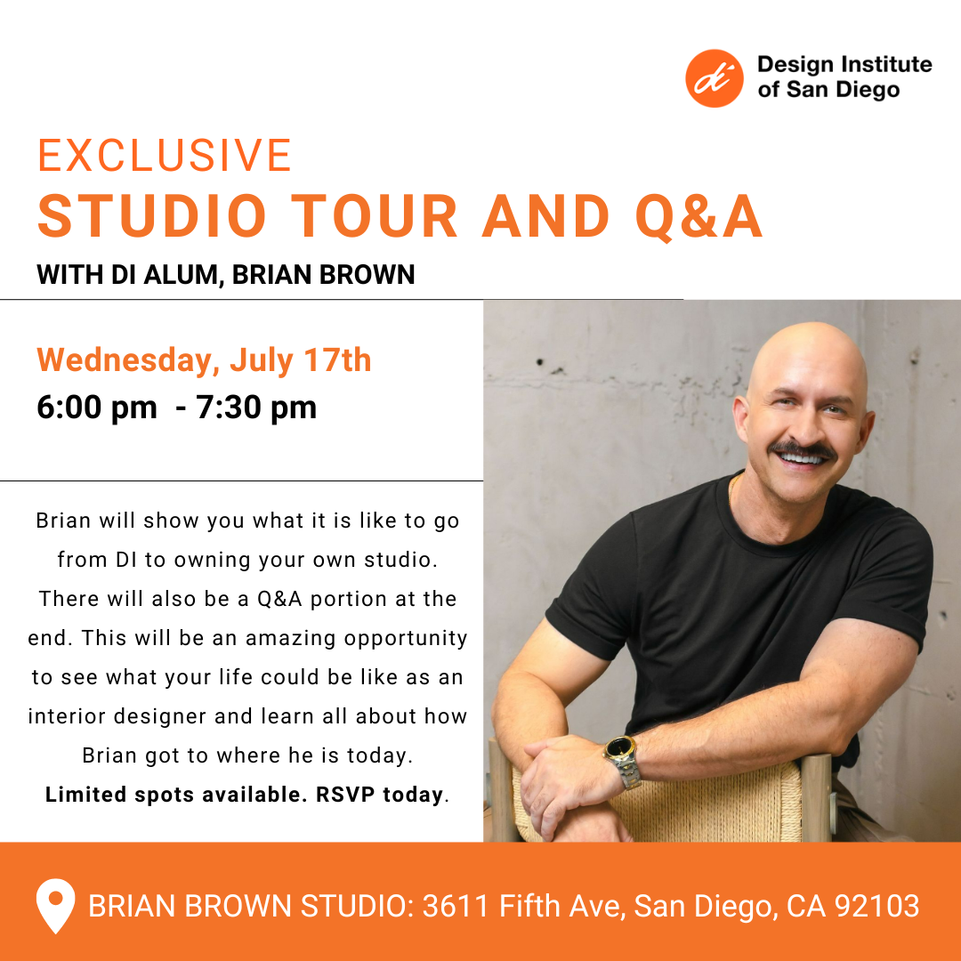 Brian Brown Studio Tour - Design Institute of San Diego